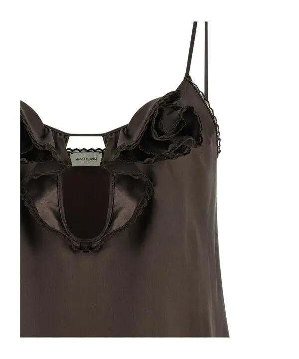 Magda Butrym Lace Trim Camisole Top