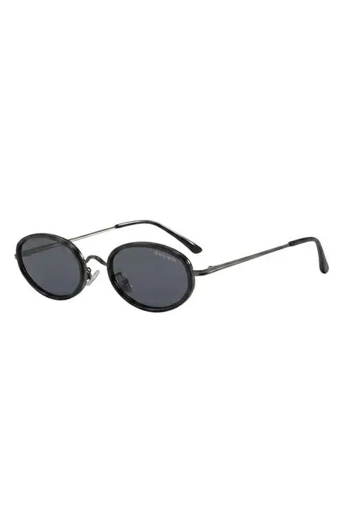 FIFTH & NINTH Ciel Oval Sunglasses - Black