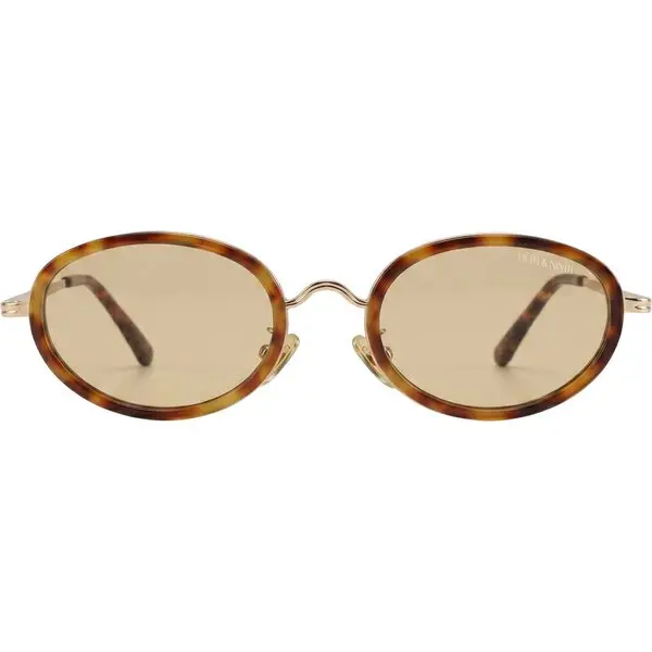 FIFTH & NINTH Ciel Oval Sunglasses - Torte/brown