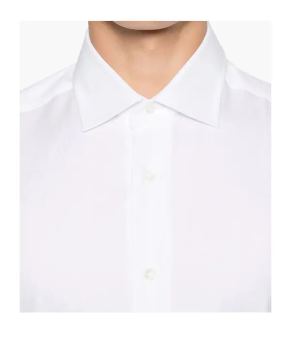 MAZZARELLI Lapel Long Sleeve Shirt