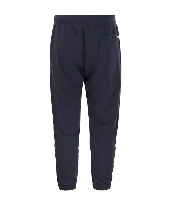 AUTRY Logo Patch Tapered Leg Track Pants - Black