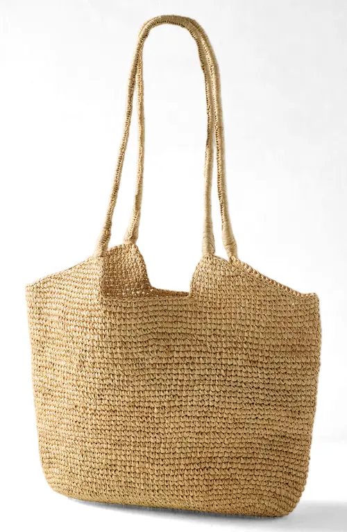 HAVEN WELL WITHIN Raffia Tote Bag - Natural