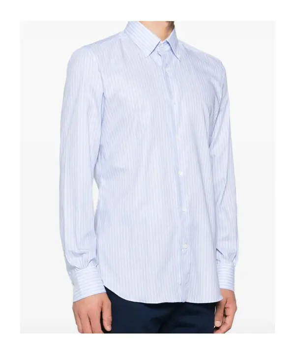 MAZZARELLI Long Sleeve Shirt - Blue