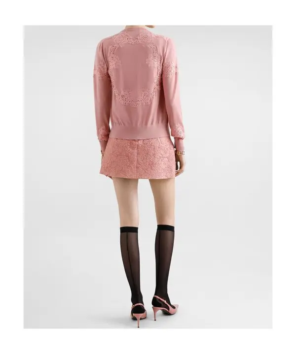 Dolce & Gabbana Floral Jacquard Mini Skirt