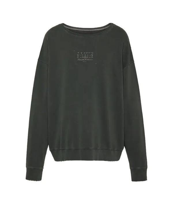MAISON MARGIELA Stamp Logo Sweatshirt