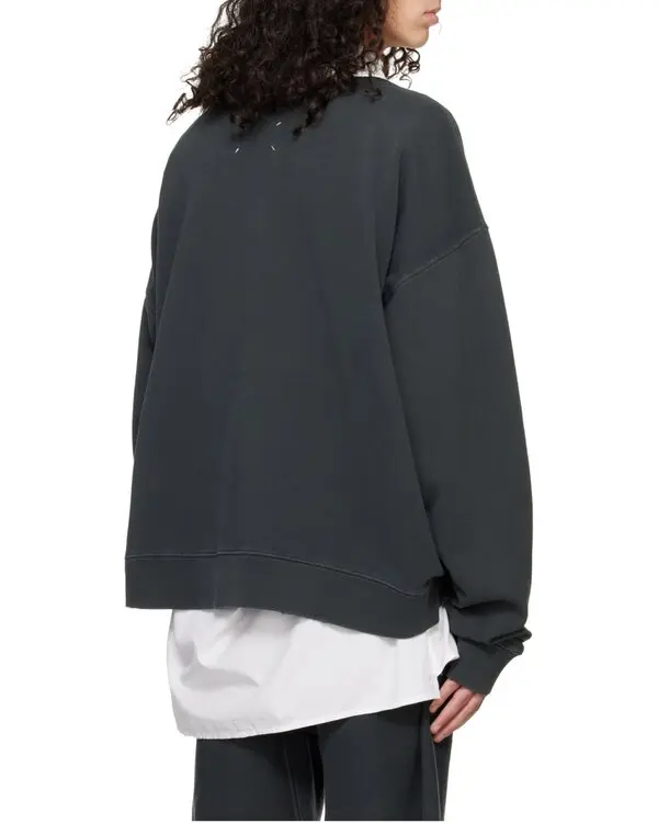 MAISON MARGIELA Stamp Logo Sweatshirt