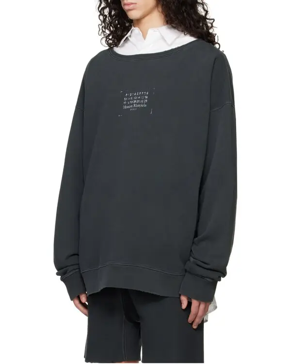 MAISON MARGIELA Stamp Logo Sweatshirt