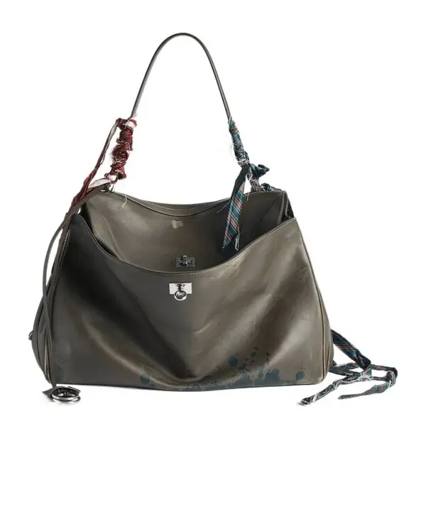 Balenciaga Rodeo Large Top Handle Bag - Khaki