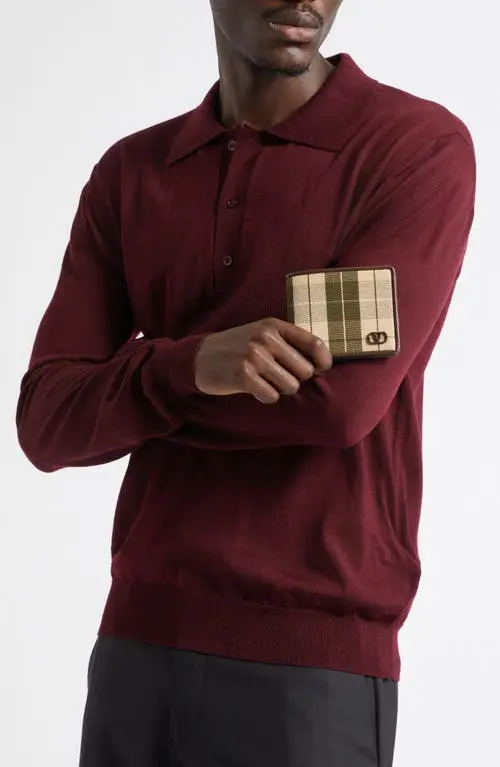 Valentino Garavani Vlogo Signature Bifold Canvas Wallet