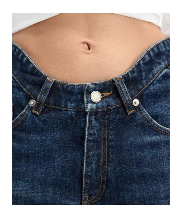 JEAN PAUL GAULTIER Straight-leg Jeans With Rounded Waist