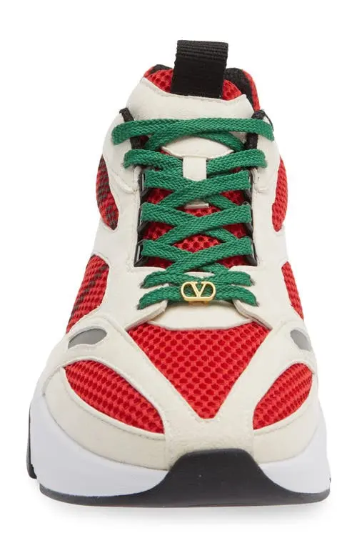 Valentino Garavani Demivee Sneaker - Red Multi