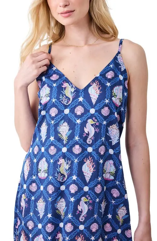 PRINTFRESH Chic To Sleep Satin Nightgown