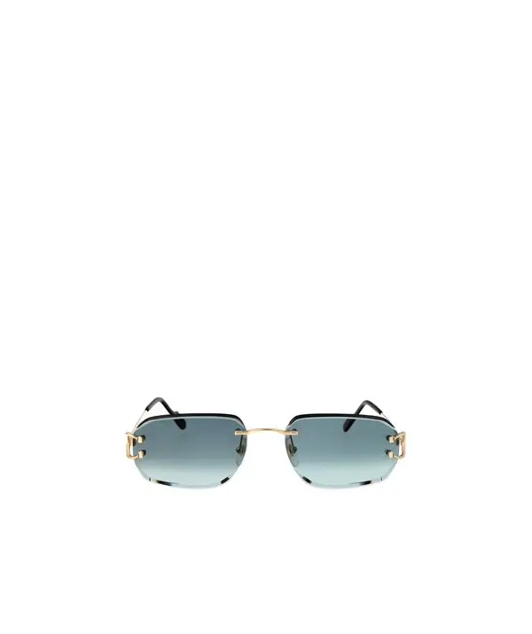 Cartier Rimless Sunglasses - Green