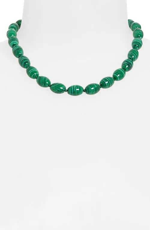 Lele Sadoughi Baroque Stone Collar Necklace