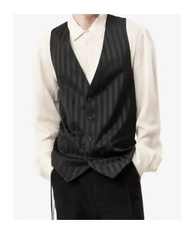 ANN DEMEULEMEESTER Striped Vest