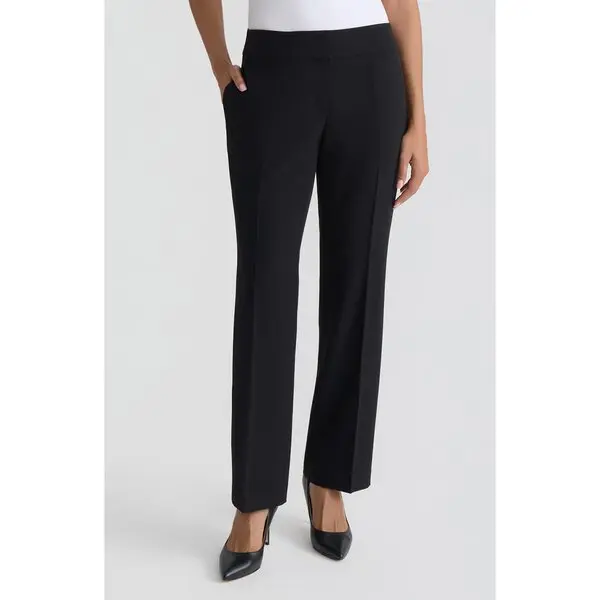 KASPER Ava Stretch Crepe Bootcut Pants
