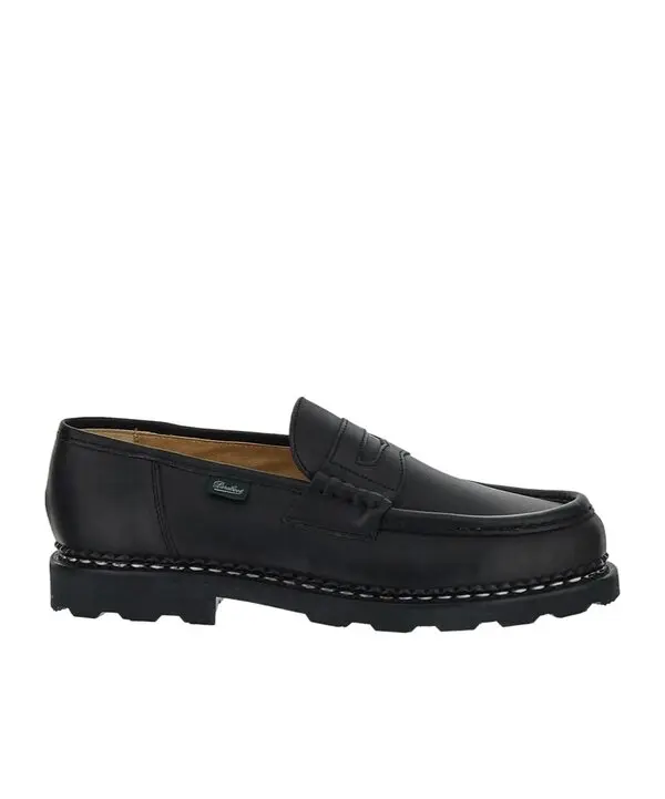 Paraboot Round-headed Loafers - Black