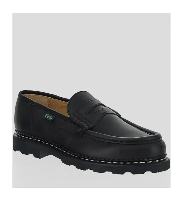 Paraboot Round-headed Loafers - Black