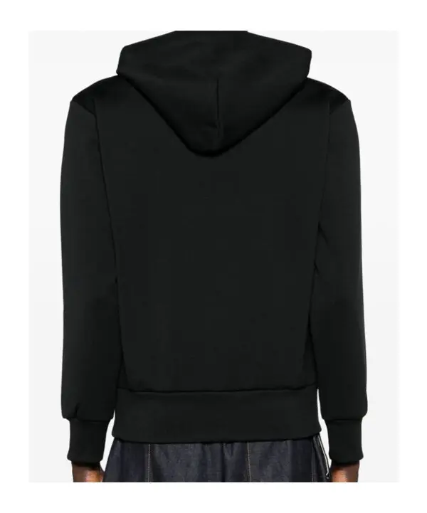 Comme Des Garçons Heart Patch Hooded Sweatshirt