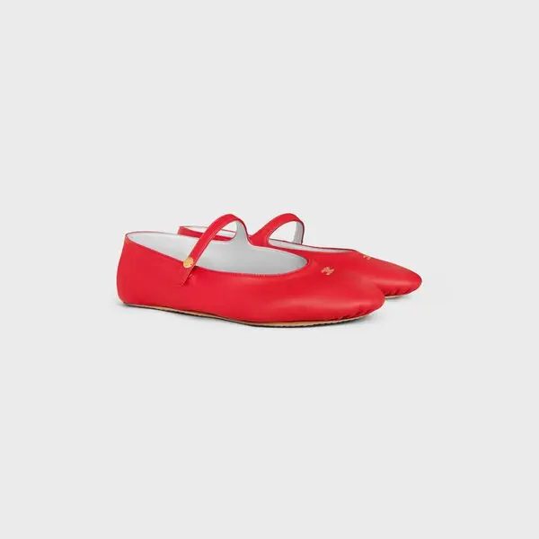 Celine Lambskin Ballerina Flats
