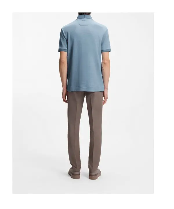 Hugo Boss Striped-trim Polo Shirt