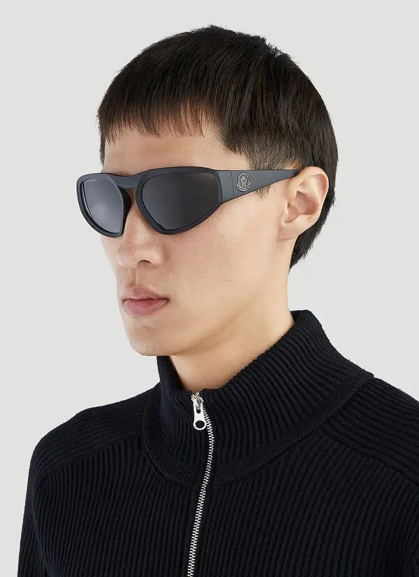 Moncler Pentagra Geometric Sunglasses