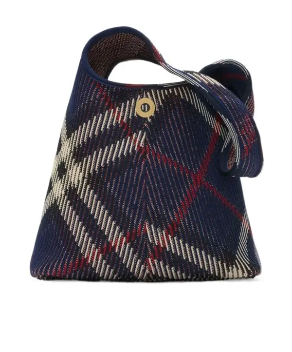 Burberry Check Shoulder Bag - Marine