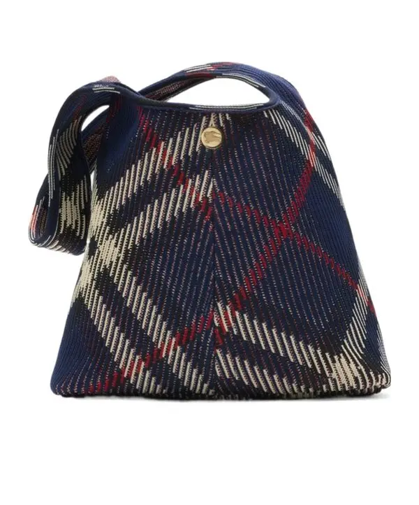 Burberry Check Shoulder Bag - Marine
