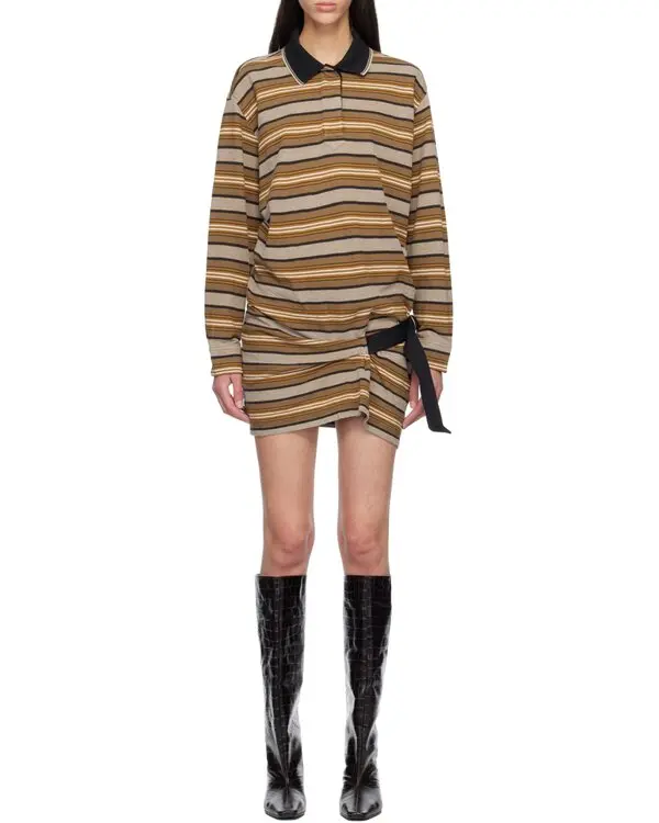 Isabel Marant Étoile Isea Striped Polo Dress