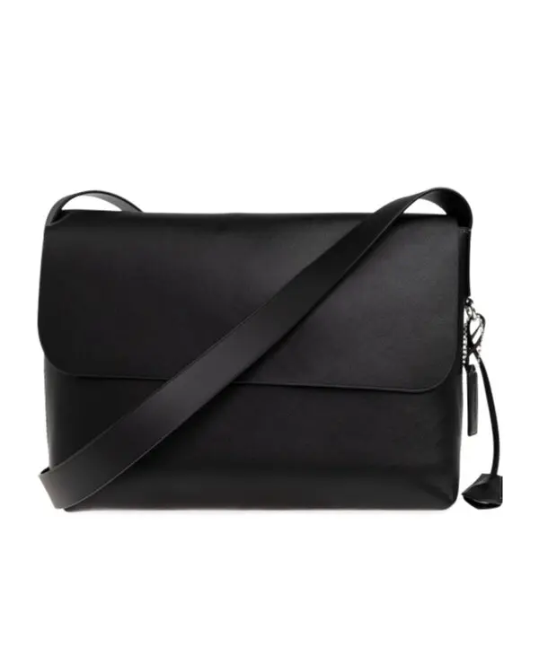 COACH Ludlow Leather Messenger Bag - Black