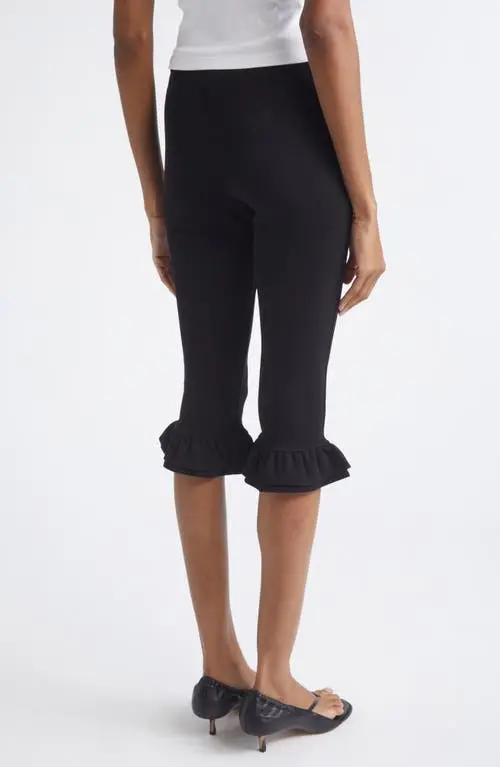 Jacquemus The Playa Ruffle Cuff Capri Pants