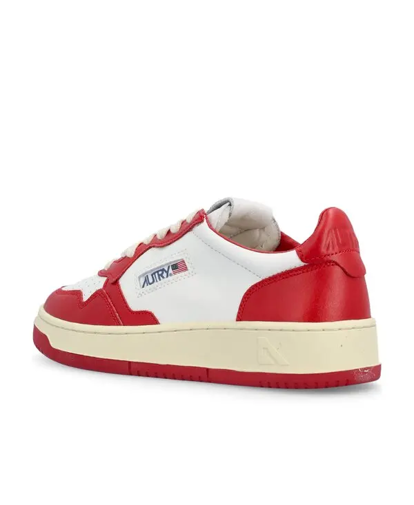 AUTRY Two-tone Leather Low-top Sneakers