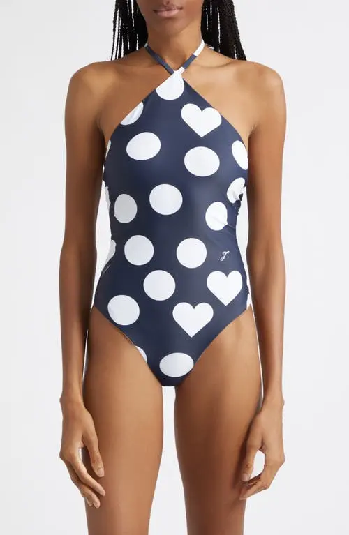 Jacquemus Le Bastide Halterneck One-piece Swimsuit - Pink