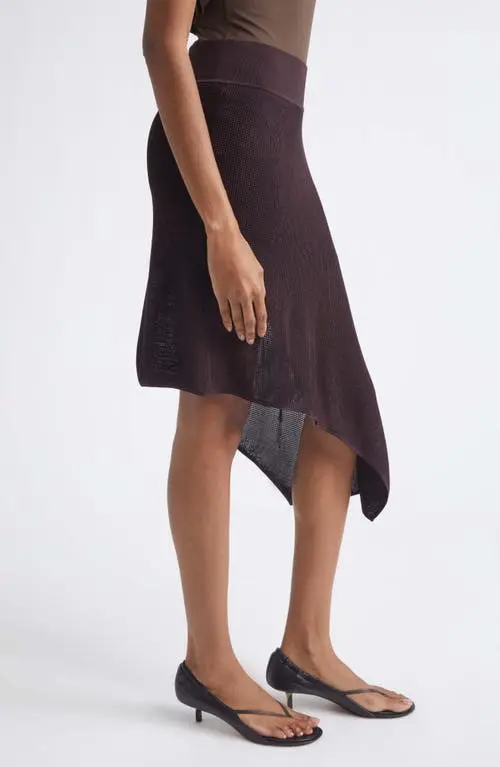 Jacquemus The Voile Asymmetric Draped Skirt