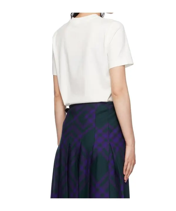 Burberry Duck Detailed Crewneck T-shirt