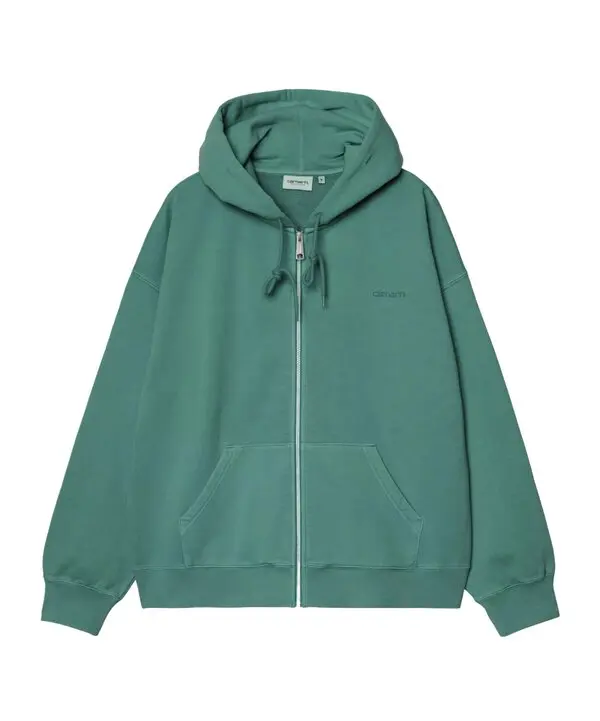 Carhartt Work In Progress Hooded Benton Sweat Jacket - Lily, Garment Dyed