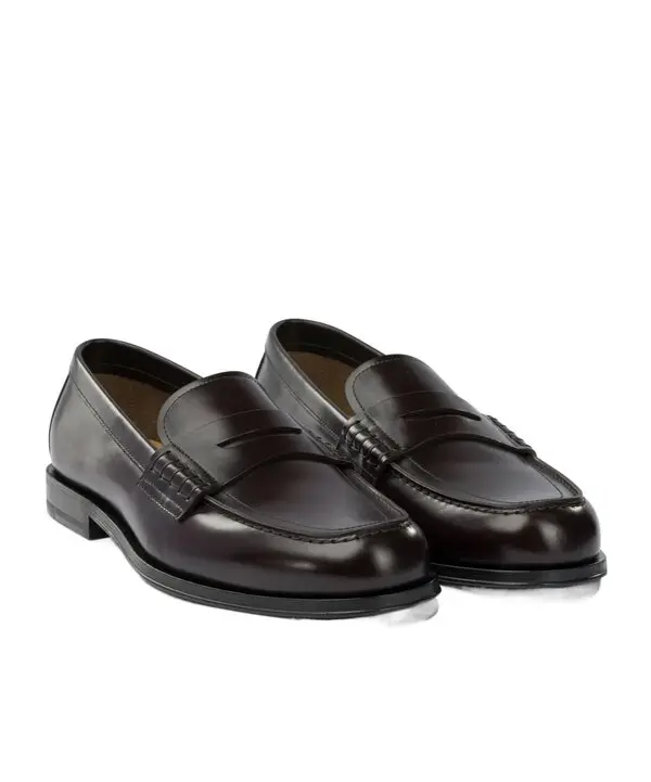 HENDERSON BARACCO Vito Glossy Loafers - Black