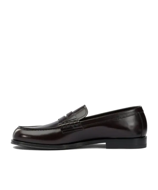HENDERSON BARACCO Vito Glossy Loafers - Black