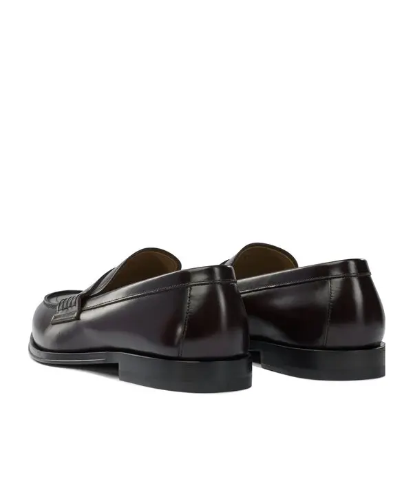 HENDERSON BARACCO Vito Glossy Loafers - Black