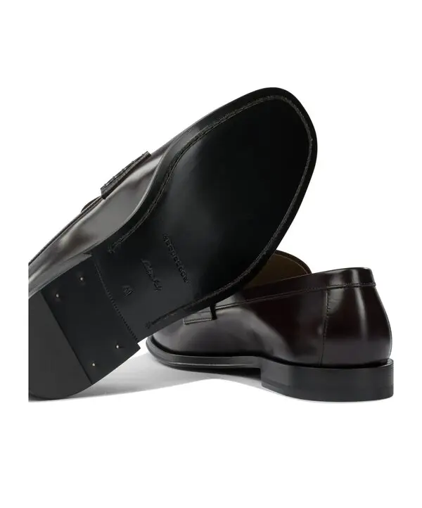 HENDERSON BARACCO Vito Glossy Loafers - Black