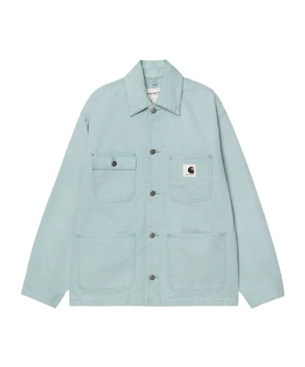 Carhartt Work In Progress Og Michigan Work Coat - Tourmaline / Tourmaline, Stone Canvas