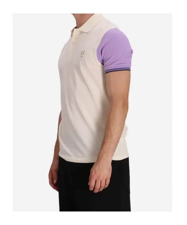 Comme Des Garçons Colour-block Cotton Polo Shirt