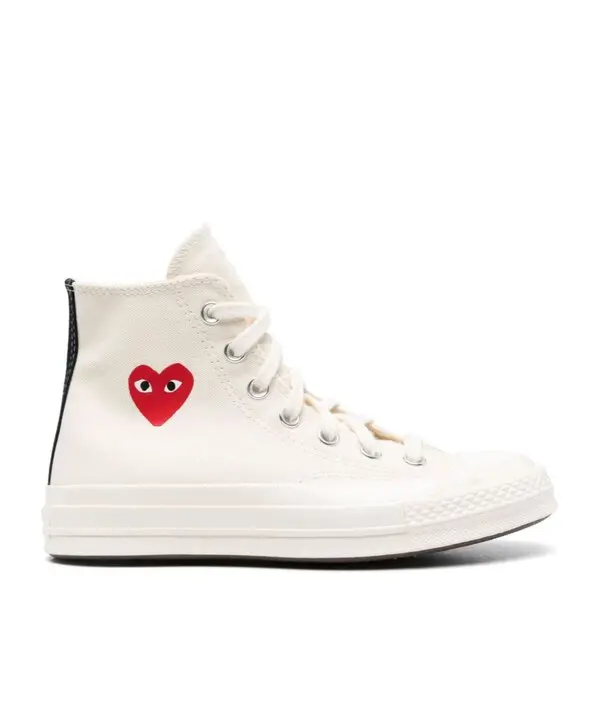 Play Comme Des Garcon High-top Sneakers - Almond Beige