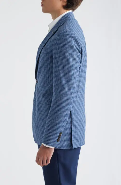 JACK VICTOR Hampton Plaid Knit Sport Coat