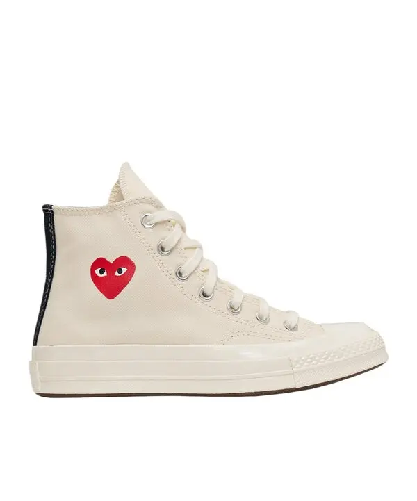 CONVERSE X COMME DES GARONS PLAY X Converse Chuck Taylor All Star 70 Hi Sneakers - White