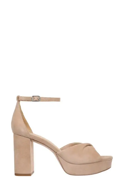 Nordstrom Rava Ankle Strap Platform Sandal - Tan Light