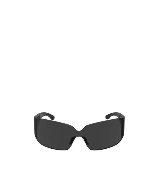 Balenciaga Mono Square Frame Sunglasses - Black