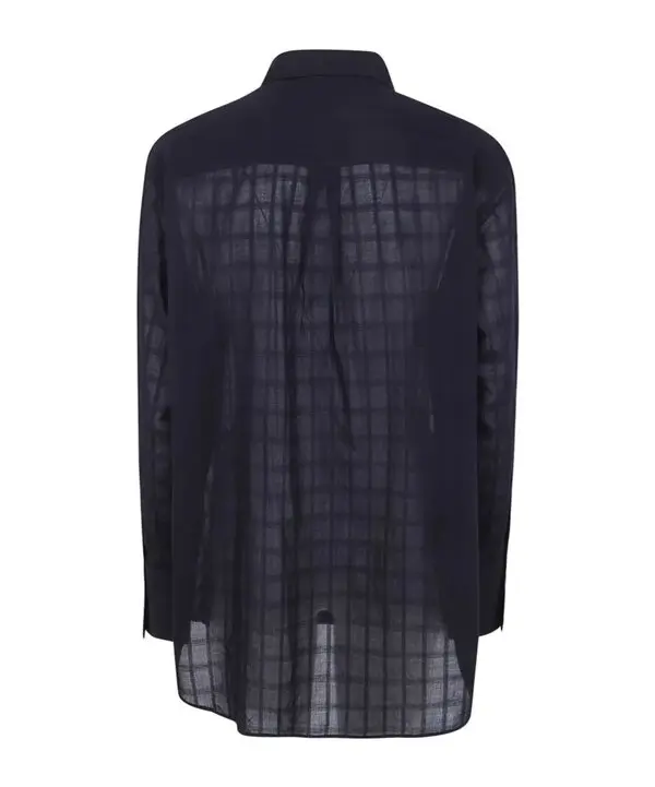 Aspesi Checked Shirt - Black