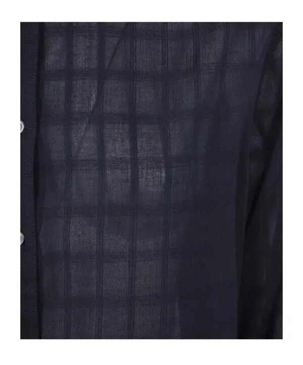 Aspesi Checked Shirt - Black