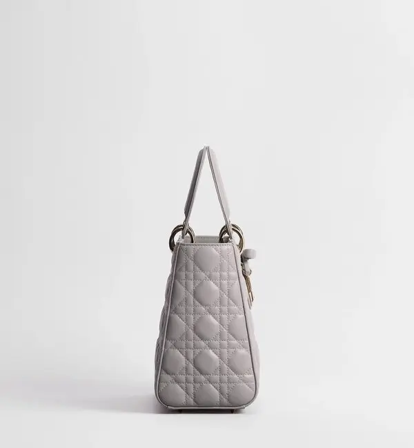 Dior Medium Lady Bag - Grey